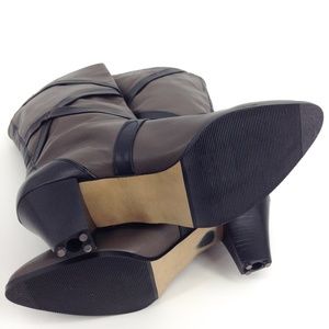 Hogl | Shoes | Vintage Hogl Austria Grey Black Tall Boots | Poshmark